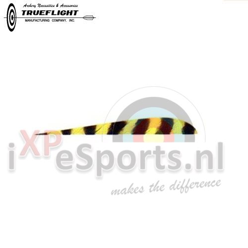 Trueflight 4" Parabolic Barred Feathers | ATRUE00700