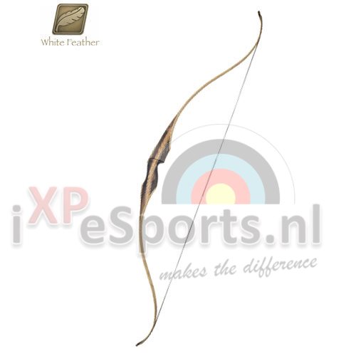 White Feather Cardinal 60" One Piece Bow | AWHIT03800